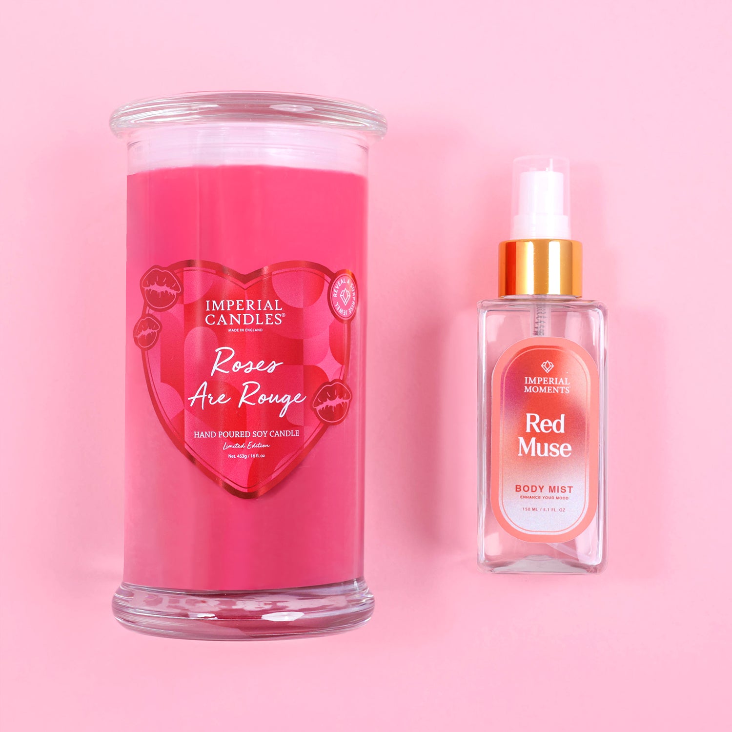 Roses are Rouge- Jewel Candle and Body Mist Bundle – Imperial Candles
